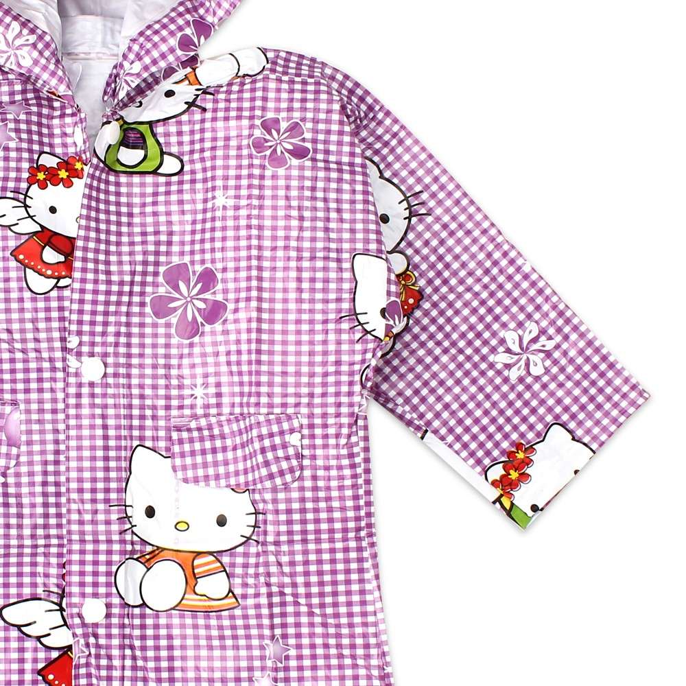 Shop Online Hello kitty Purple raincoat at ₹250
