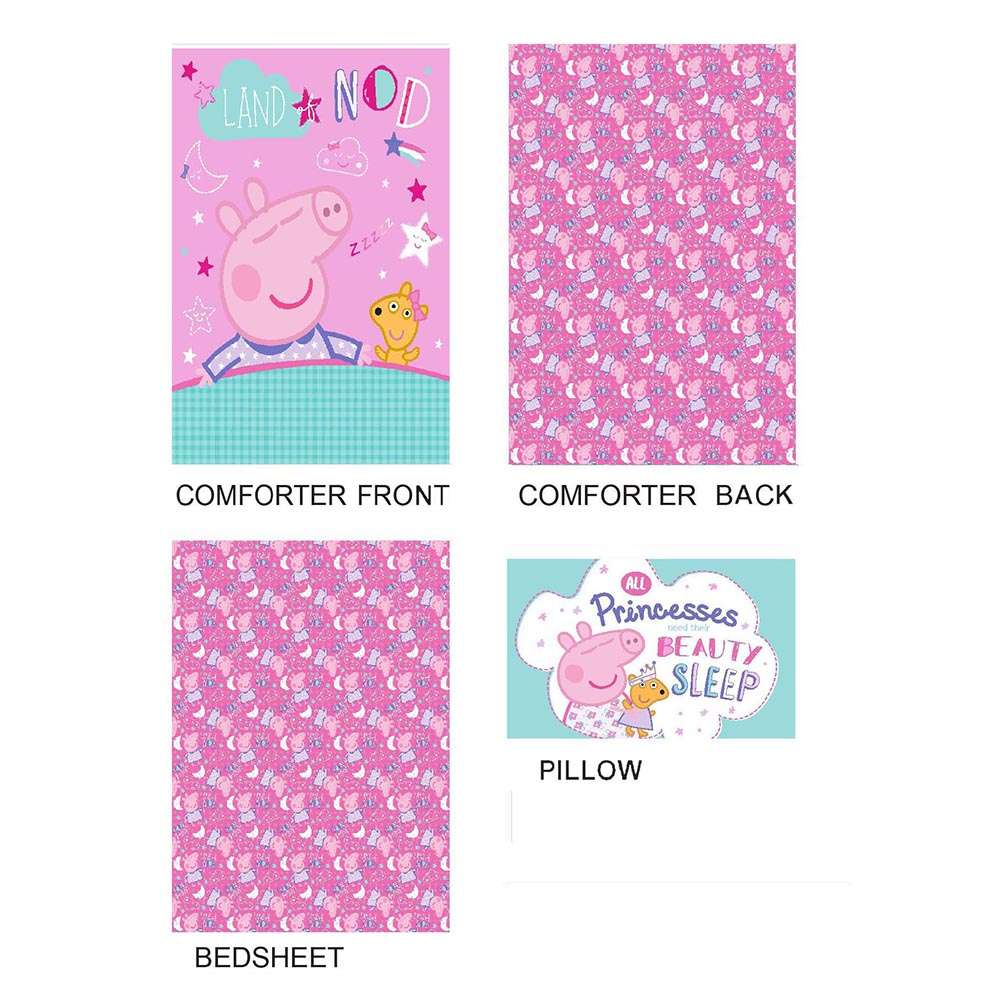 Shop Online Peppa Pig Comforter Set at ₹2299