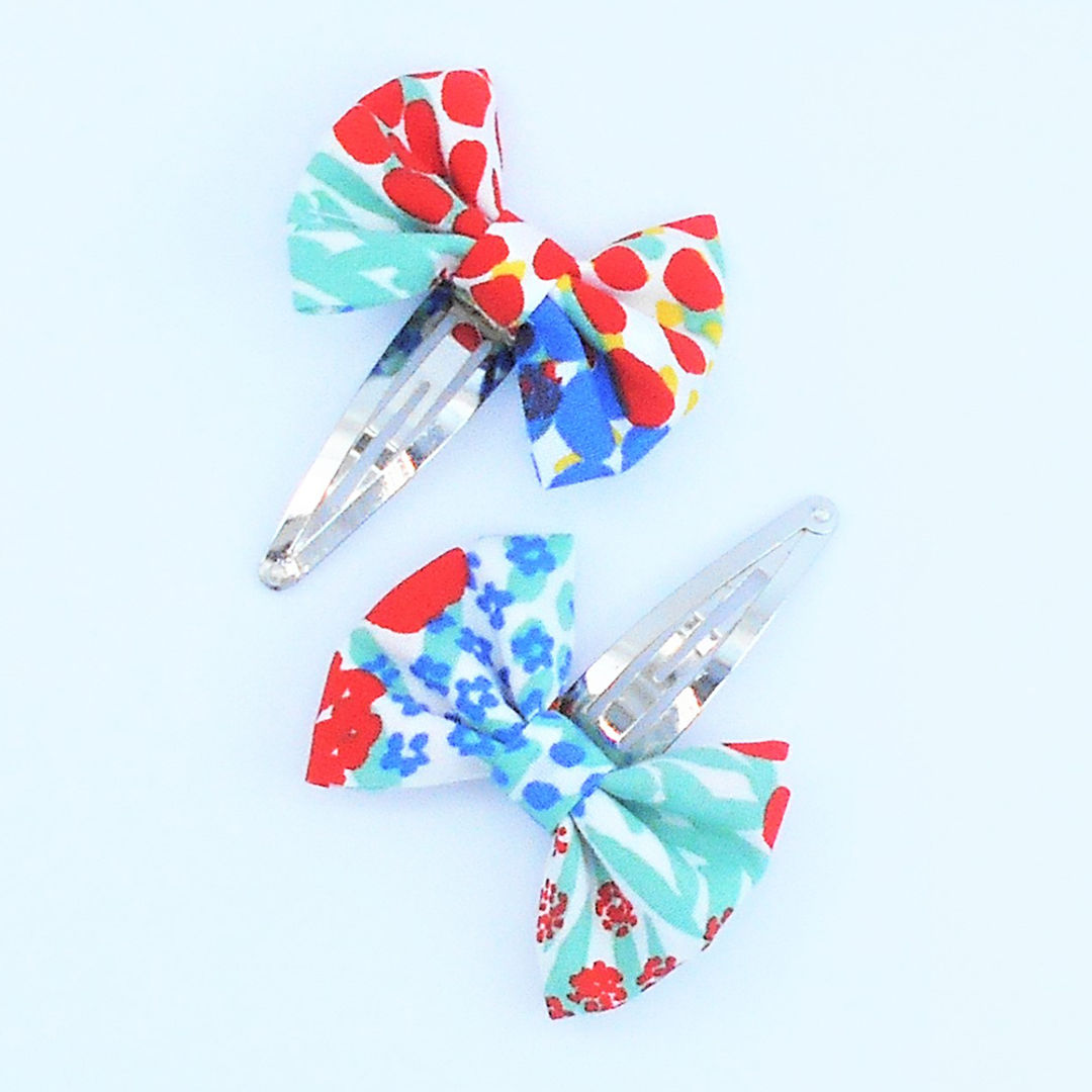 Shop Online Colourful Mini Bows on Tic-tac Clips at ₹169