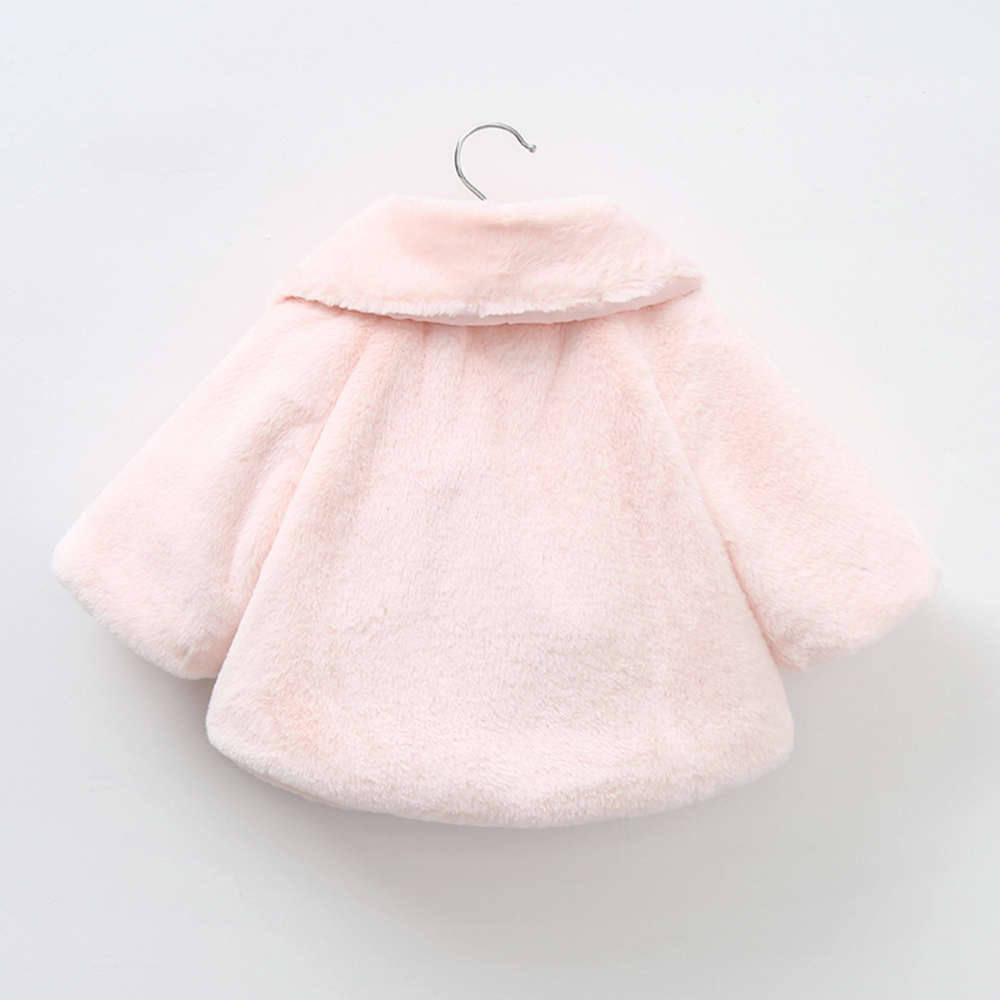 Shop Online Girls Pink Solid Full-Sleeve Fleece Jacket at ₹929