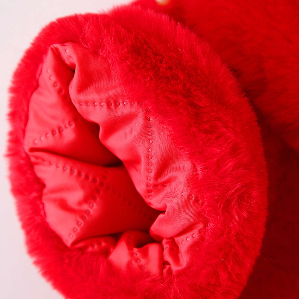 Shop Online Girls Red Solid Full-Sleeve Fleece Jacket at ₹1239